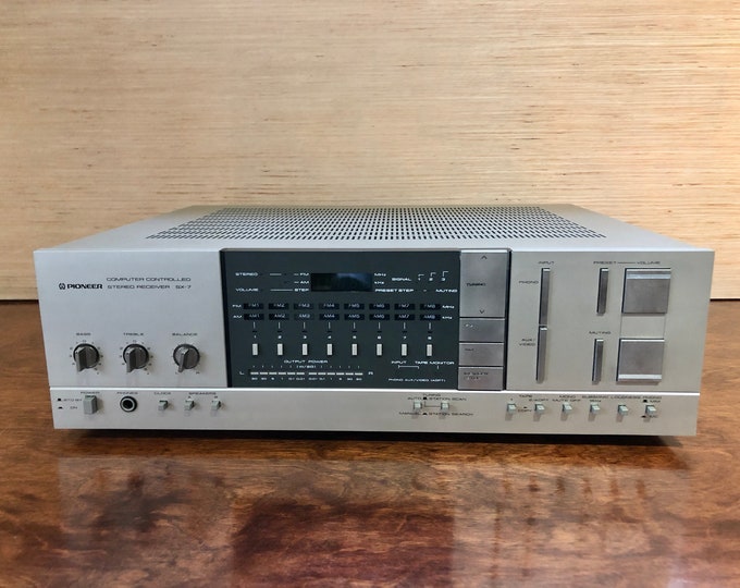 Vintage Pioneer AM FM Computer Controlled Stereo Receiver SX-7 80s Made ...