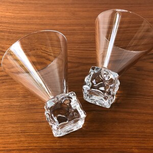 Vintage Disaronno Melting Ice Cube Base Martini/cocktail Glasses Set of ...