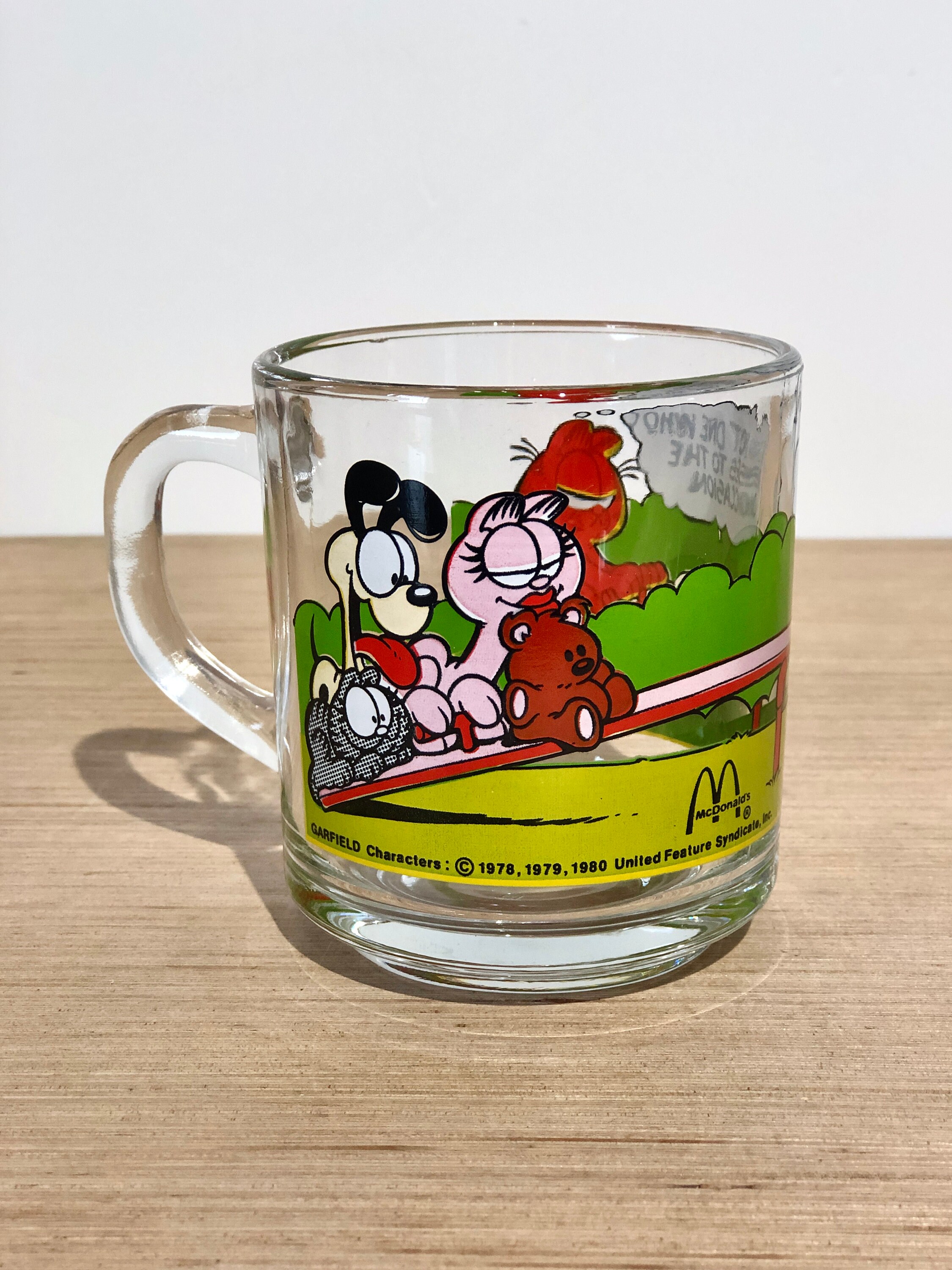 Rare Collectible Garfield Characters Mcdonald's 1978 Clear | Etsy