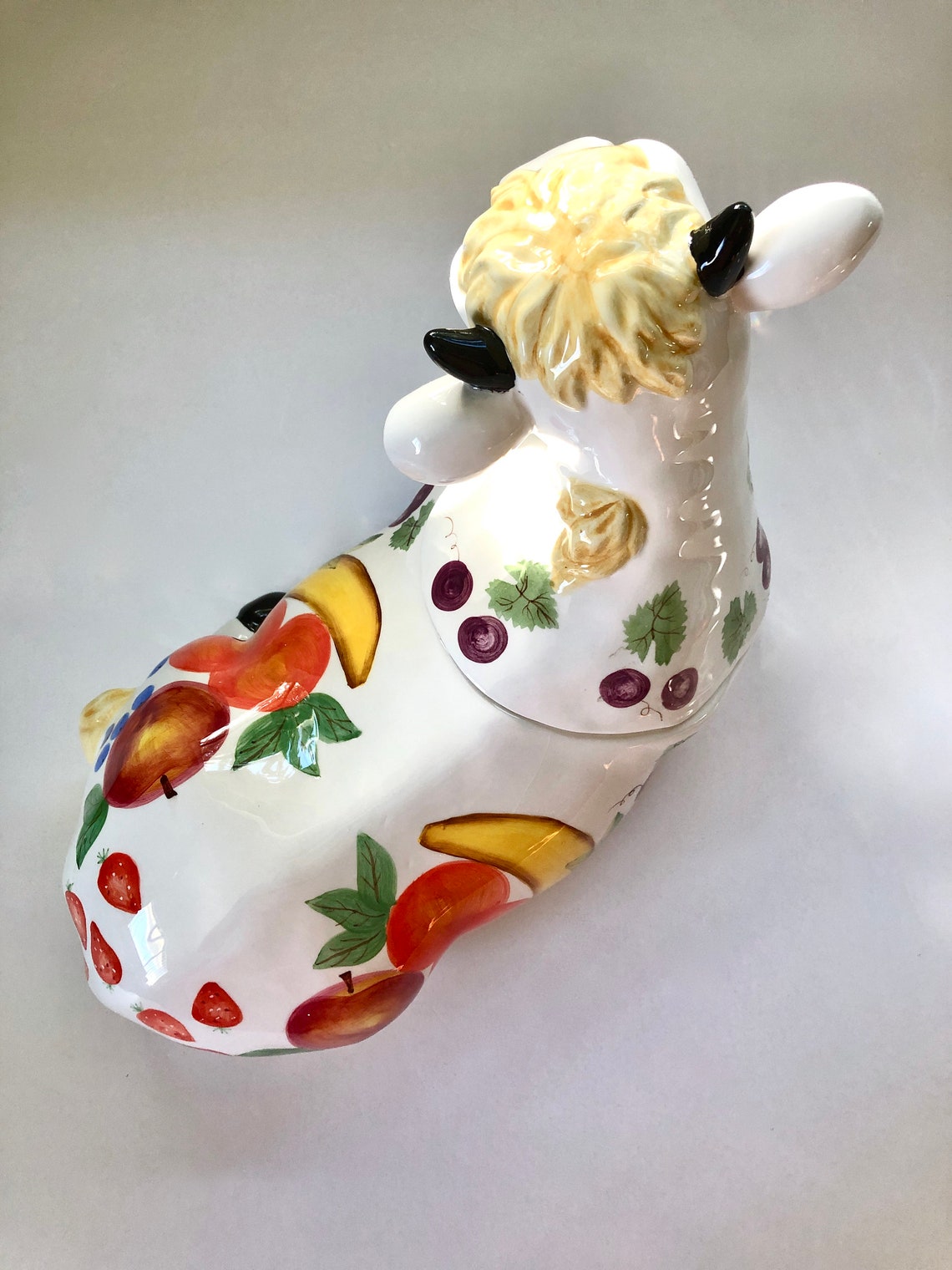 Les Fruits Cow Cookie Jar Ltd Edition La Moola-moola TM De - Etsy