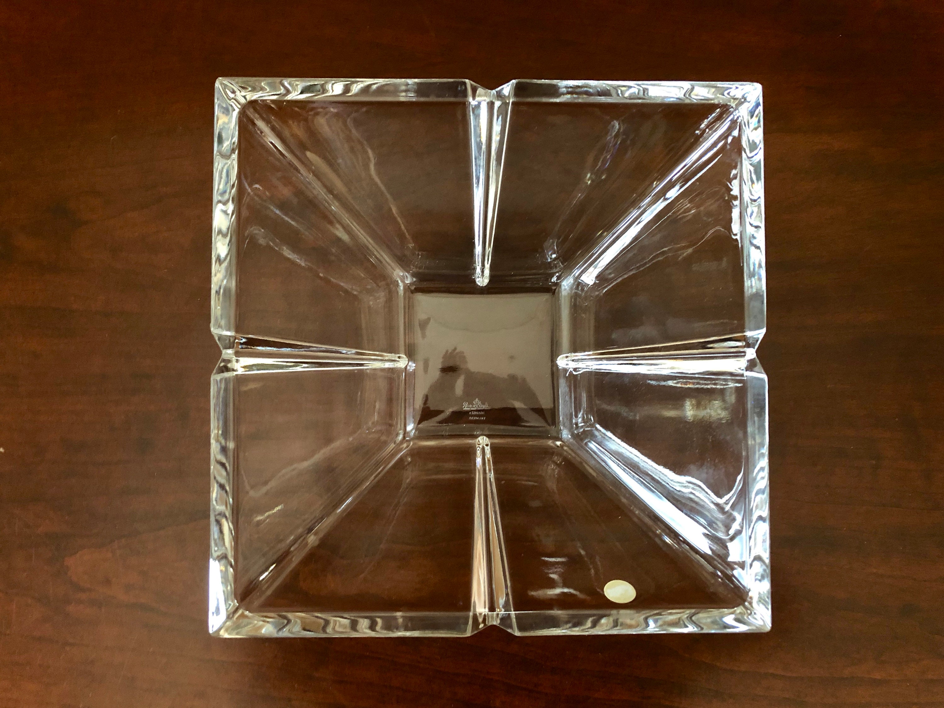 Rosenthal Classic Madison Square Crystal Bowl Dish Made in | Etsy