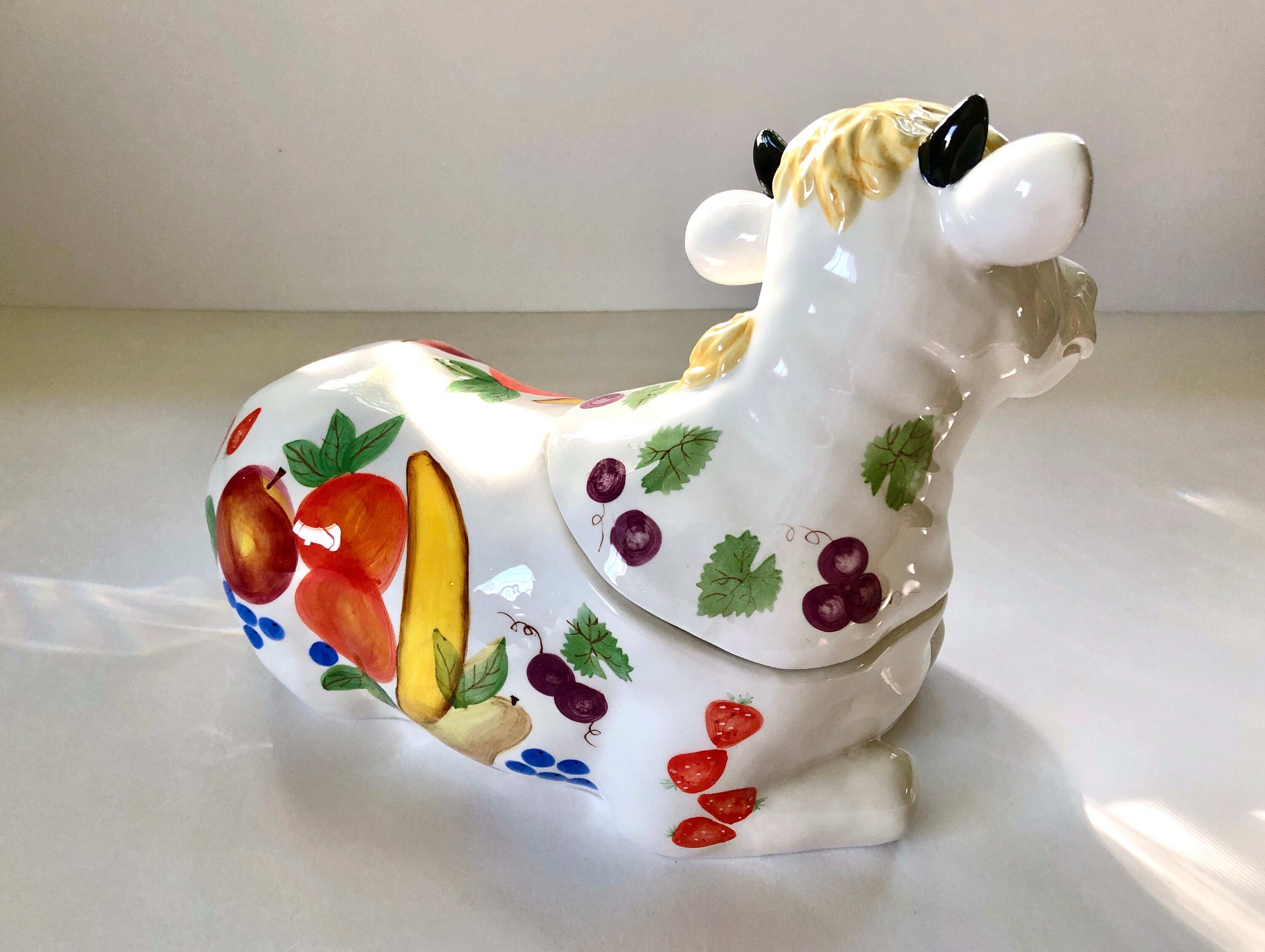 Les Fruits Cow Cookie Jar Ltd Edition La Moola-moola TM De - Etsy