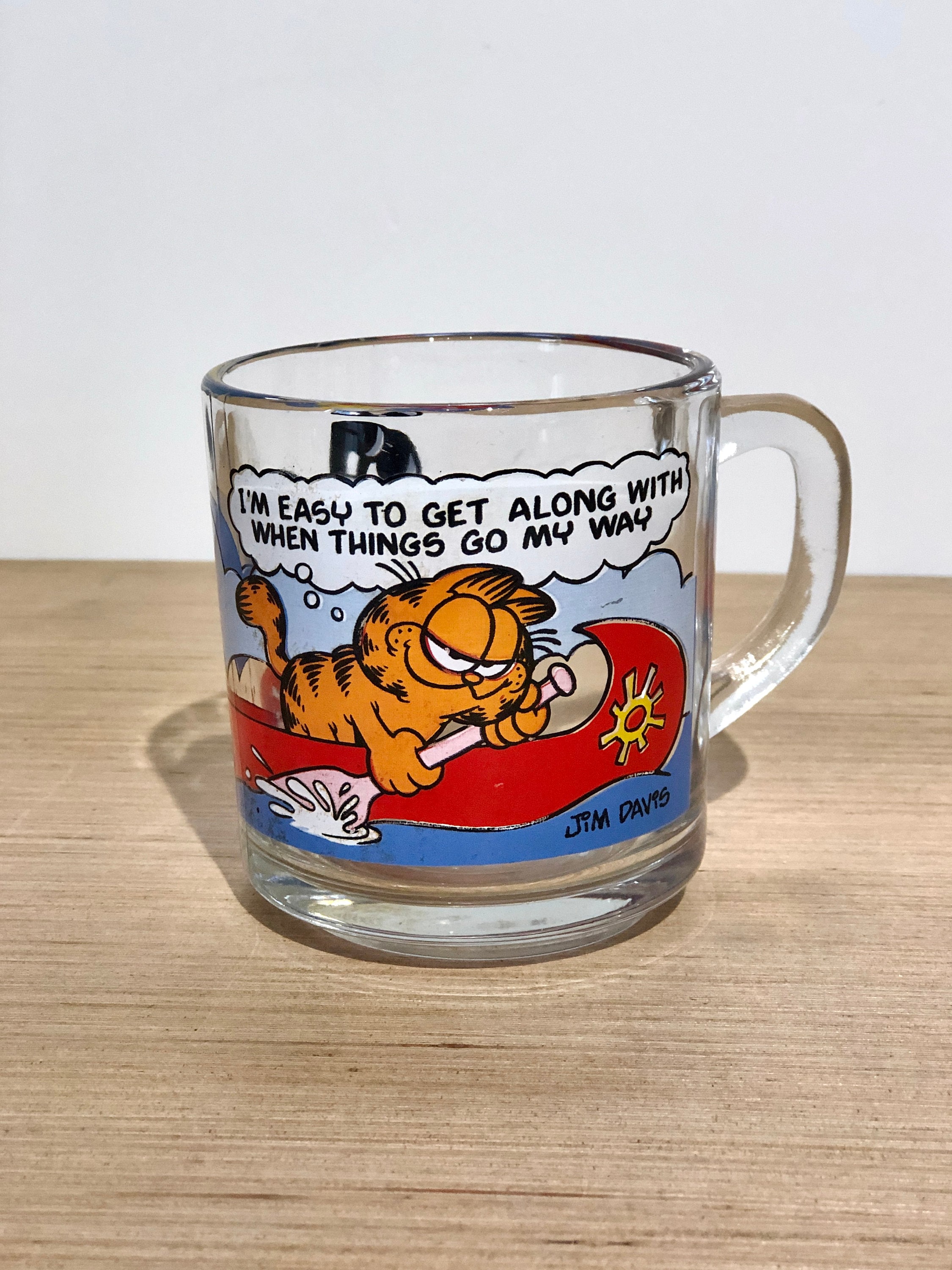 Rare Collectible Garfield Characters Mcdonald's 1978 Clear | Etsy
