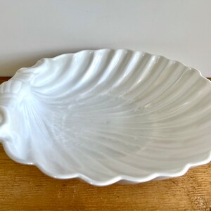 Extra Large White Pearlescent Plastic Bowl White Sea Shell - Etsy