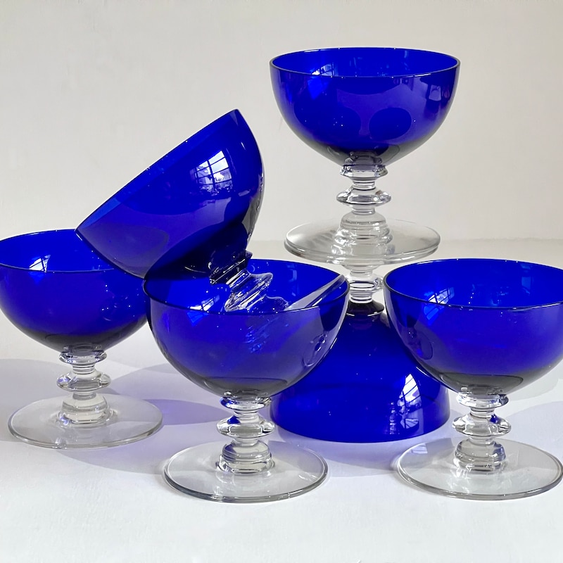 Indigo Blue Glass - Etsy