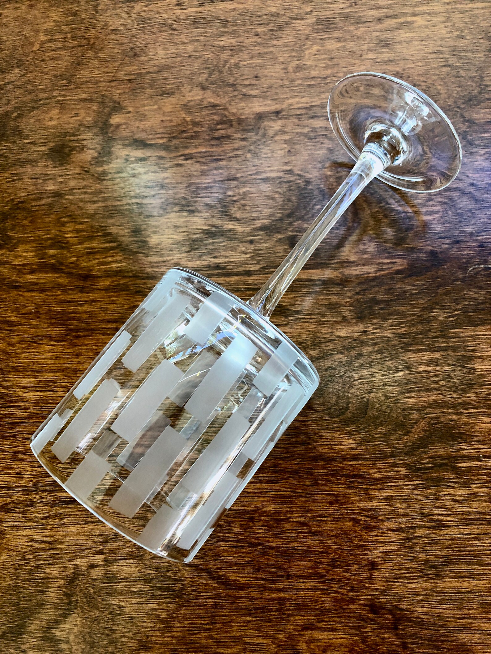 Stunning 12 Pc Set of MCM Glassware Water Goblets Wine | Etsy