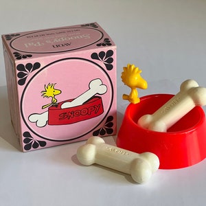 1973 Snoopy's Pal Woodstock - Peanuts Avon Soap Dish & Bone Soaps in ...