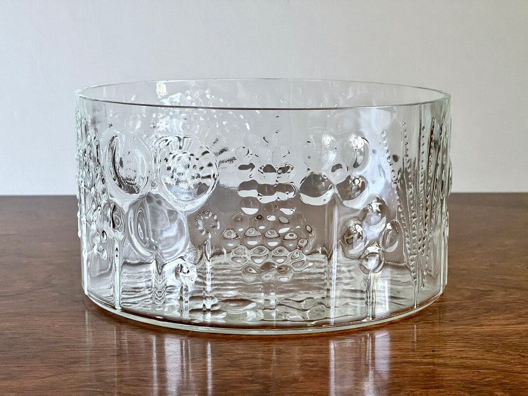 Oiva Toikka flora Glass Bowl by Nuutajärvi & Littala Glass Co Finland ...