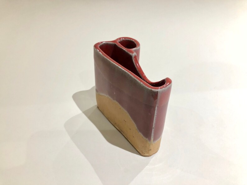 Smoky Mountain Pottery Two Tone Ceramic Art Modern Industrial - Etsy