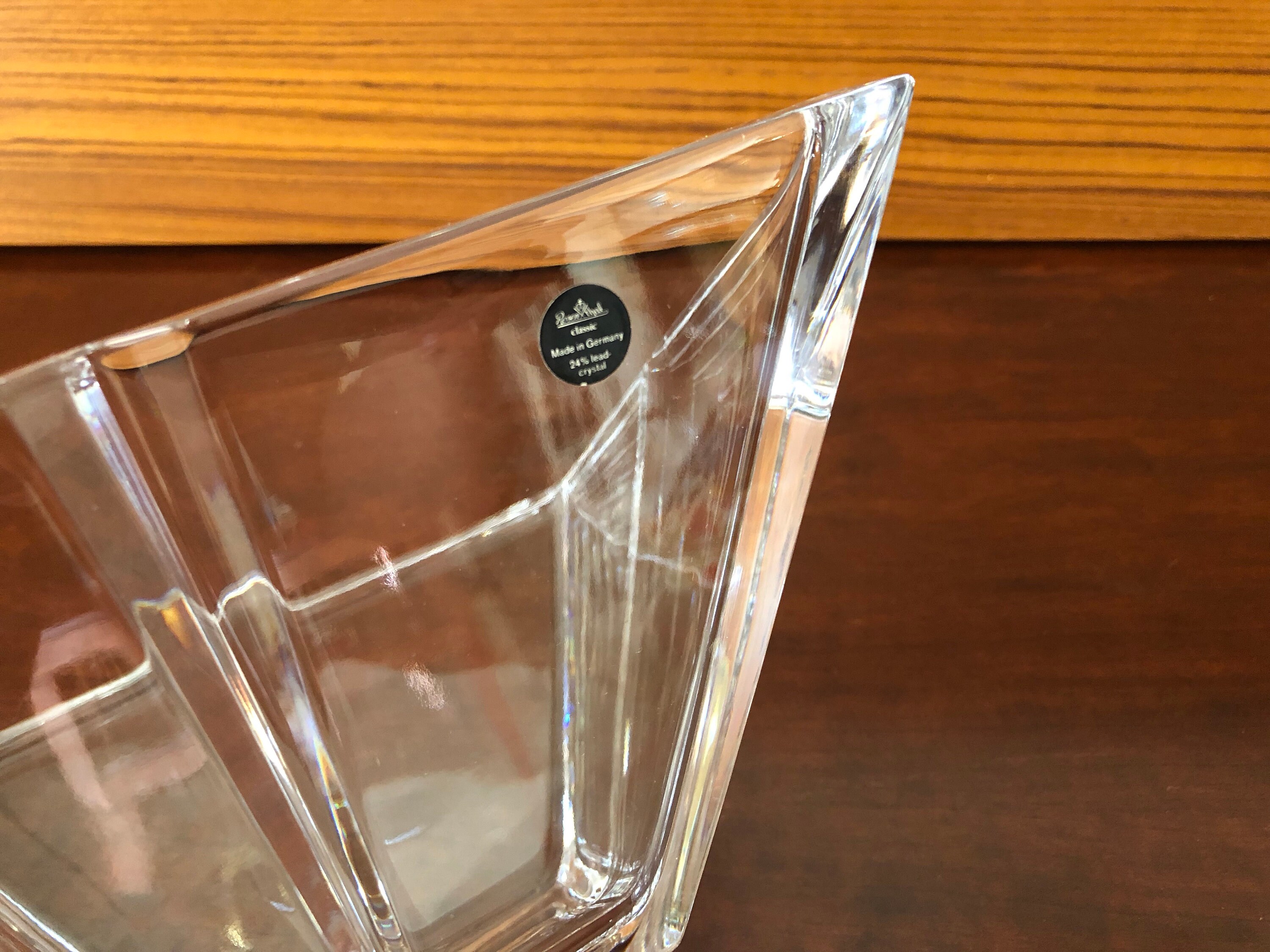 Rosenthal Classic Madison Square Crystal Bowl Dish Made in | Etsy