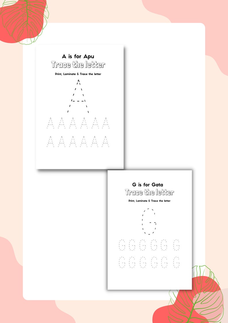 Samoan Kids Learning Bundle | Samoan Numbers, Alphabet, Letter Tracing ...