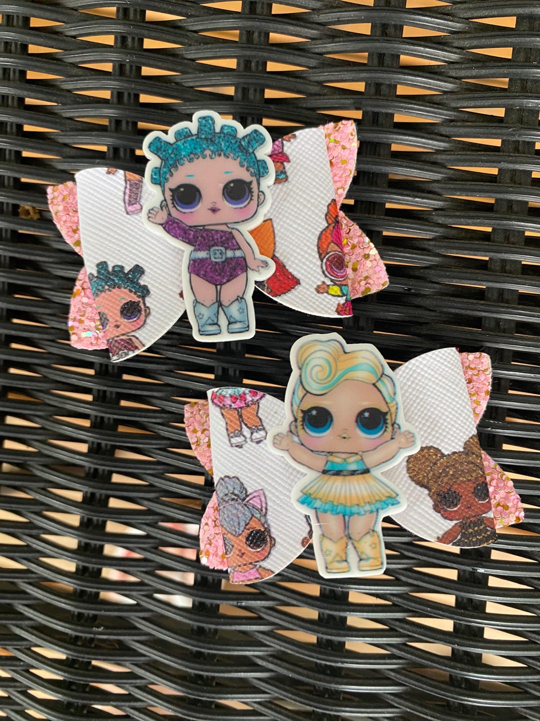 Funky Dolls Piggy Clips Pair/ Girls Doll Inspired Hair Clips - Etsy