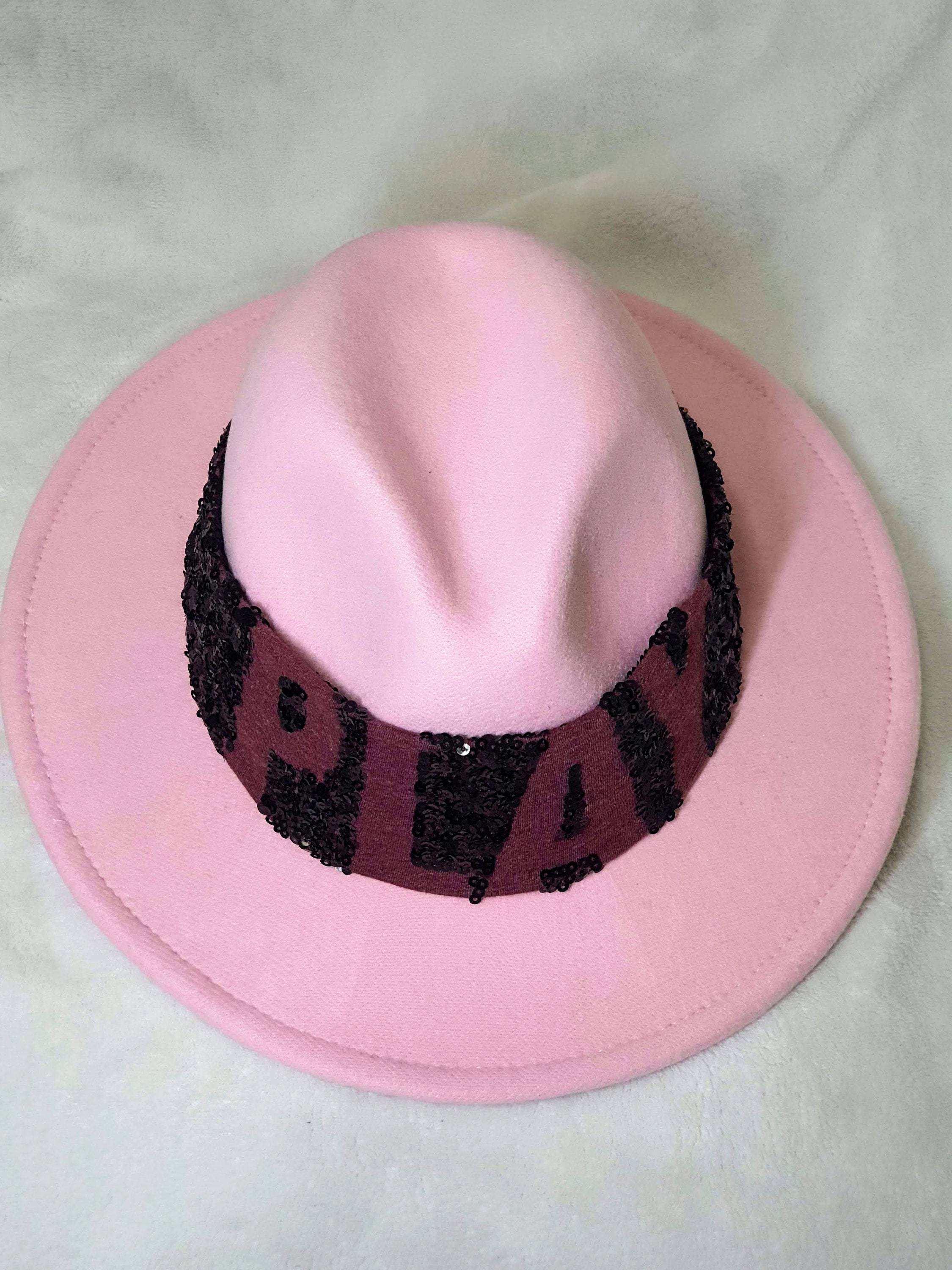 Pink Fedora Hat for Women Pink Wool Hat Felt Hat for Woman - Etsy