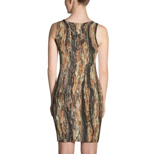 Tree Bark Dress, Hunting Dress, Camo Dress, Tree Bark Print, Womens ...