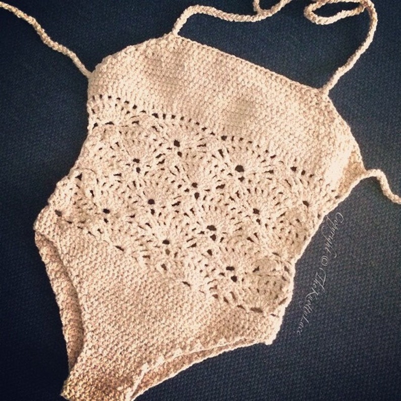 Crochet Swimsuit PDF Pattern/ Riley Mini Monokini / One Piece / Toddler ...
