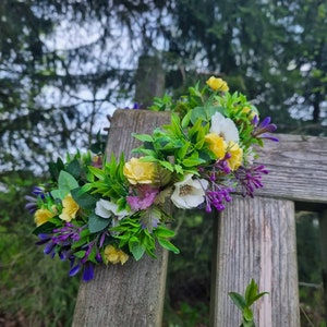 Rich Wildflower Crown for Folk Events, Midsummer Festival, Wedding ...