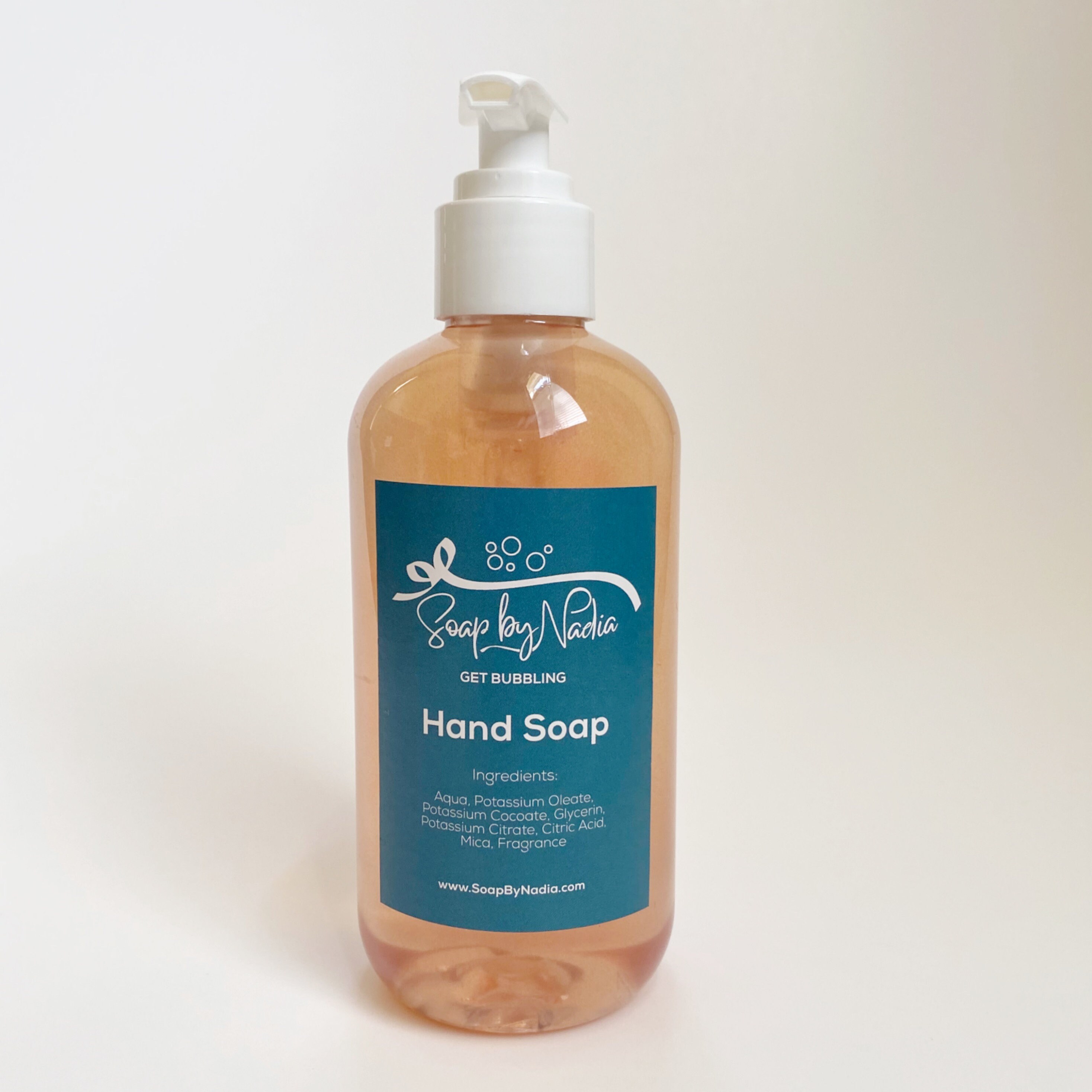 Liquid Hand Soap 8oz With Pump Moisturizing Hand Wash Vegan | Etsy