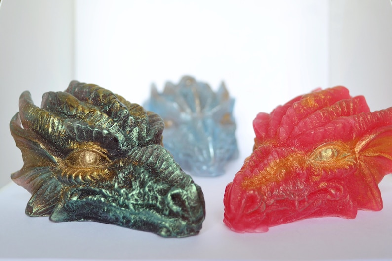Dragon Soap DRAGON HEAD SOAP Dragon Theme Decorations | Etsy