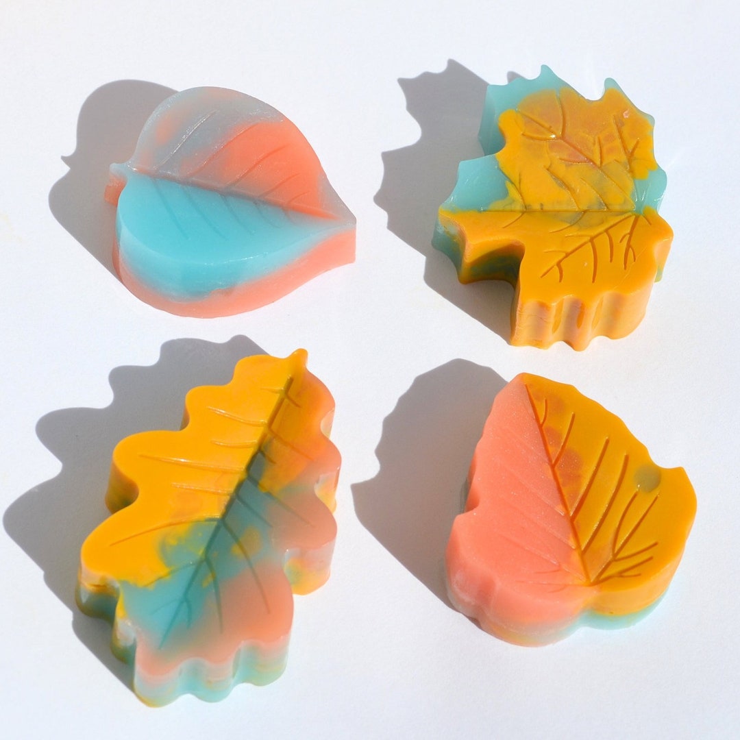 25 FALL PARTY FAVORS Leaf Shaped Soaps Thanksgiving Gifts for Guests ...