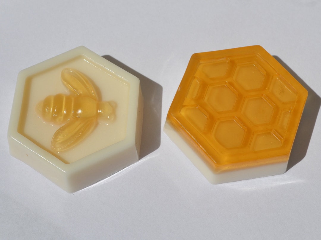 HONEYBEE HONEYCOMB SOAP Set, Natural Raw Honey Soap, Bumblebee Baby ...