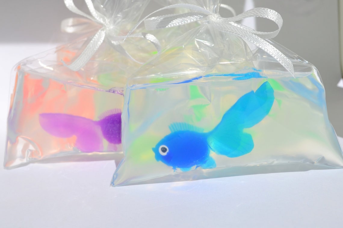 100 CARNIVAL PARTY FAVORS Fish in a Bag Soap Nautical | Etsy