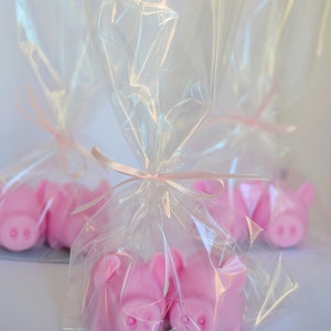PIG SOAP SET (2) Piggy Shaped Glycerin Soap, Little Piglet Party Favors ...