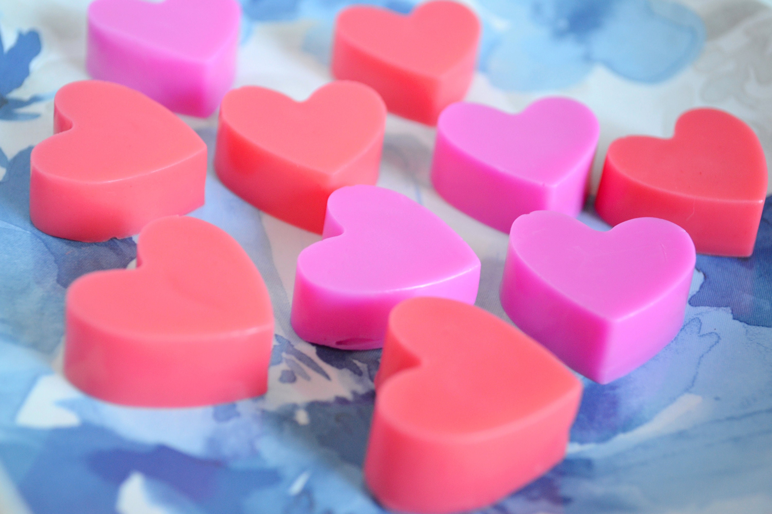 HEART SOAP SET 10 Valentine's Day Gift Mini Heart | Etsy