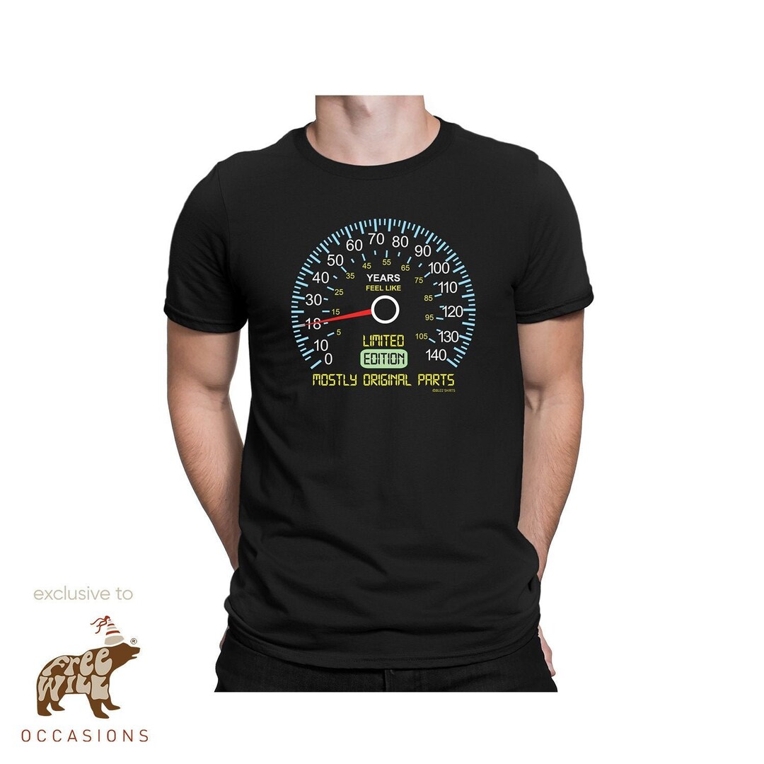 Mens Speedometer 18th Limited Edition Birthday Gift T-shirt - Etsy