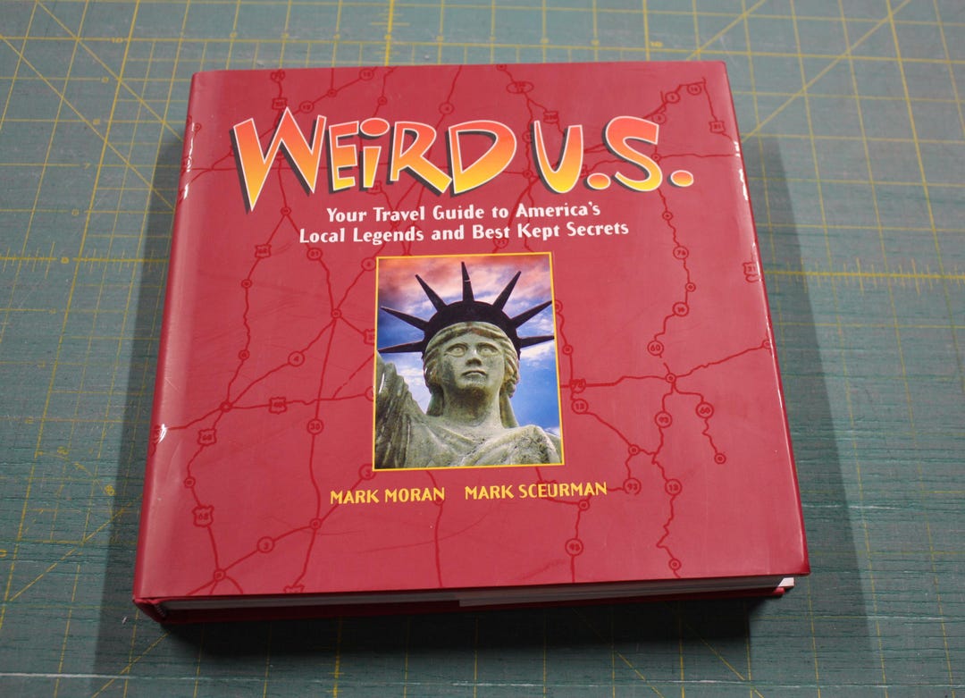 Weird U.S. Travel Guide, Local Legends, Hardcover Book - Etsy