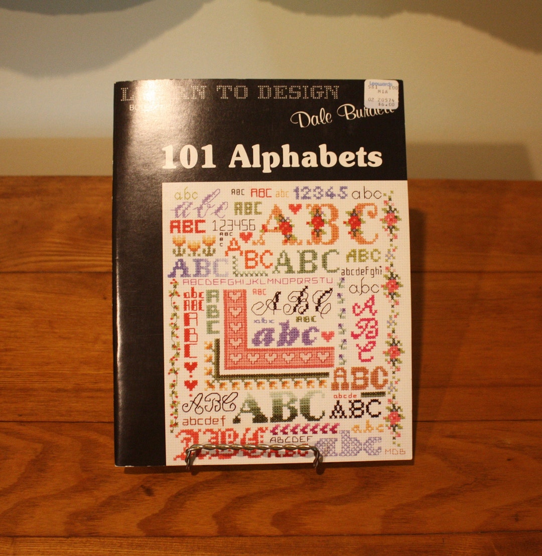 101 ALPHABETS to Cross Stitch/counted Cross Stitch Letters/ Learn to ...