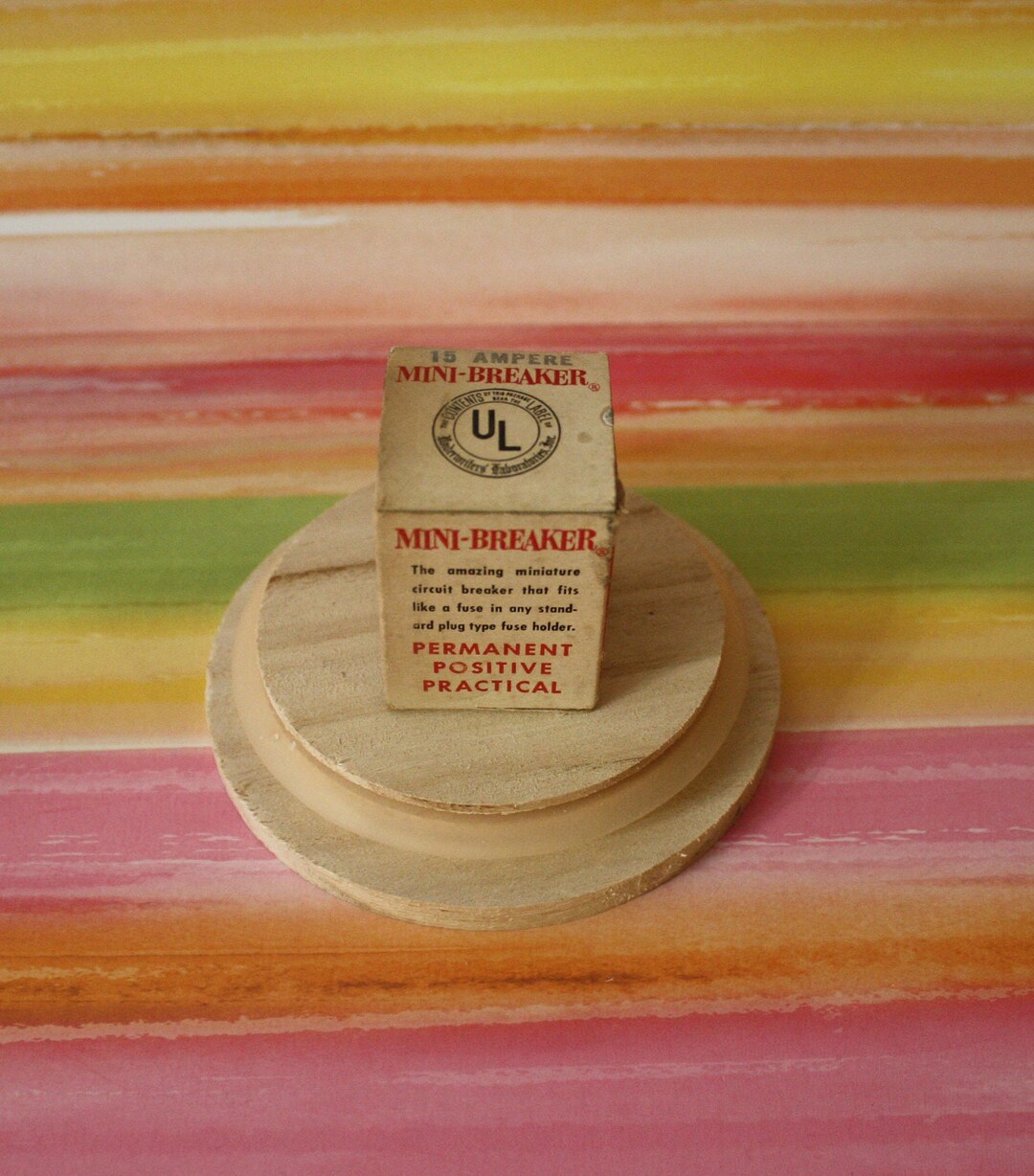 Vintage Mechanical Products 15 Ampere Mini Circuit Breaker New in ...