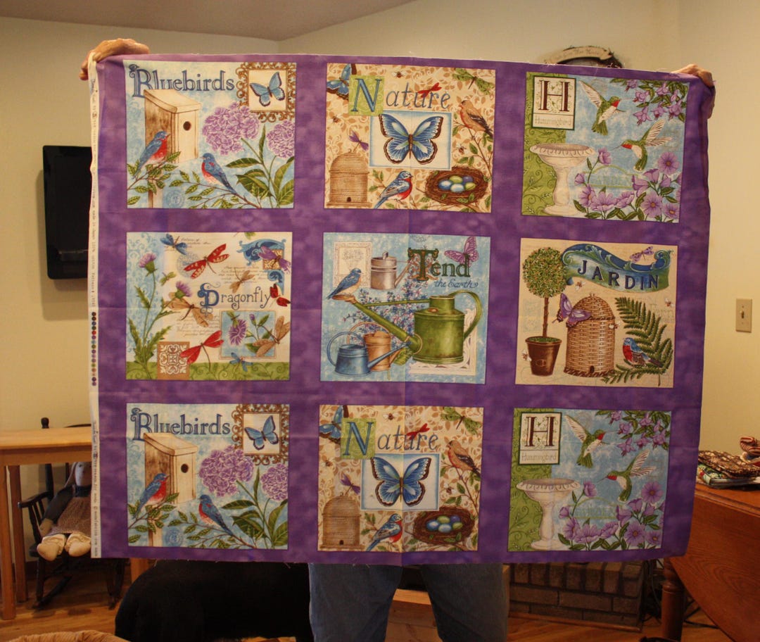 One Fabric Panel Tend the Earth by Deb Strain for Moda Pattern 19540 - Etsy