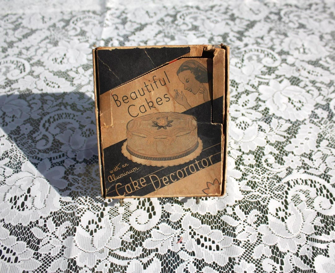 Vintage 1940’s Beautiful Cakes Cake Decorator Set in Box - Etsy