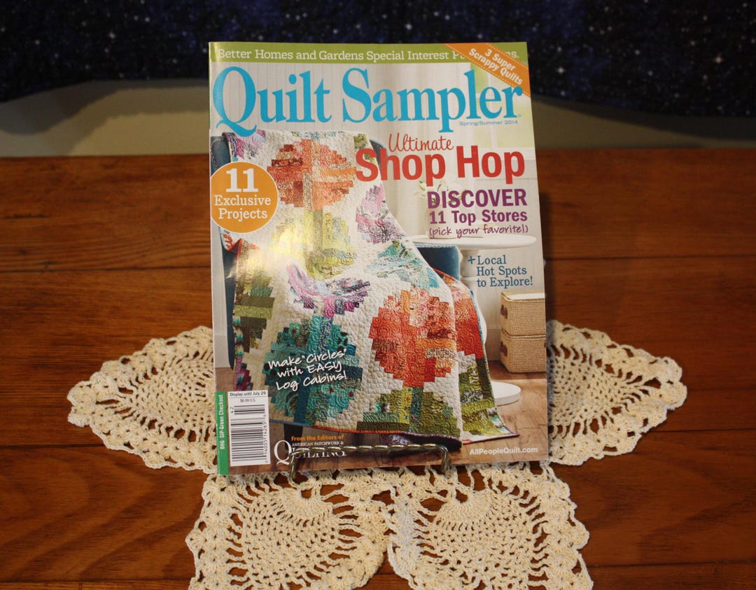 Better Homes and Gardens Quilt Sampler Magazine Spring/summer 2014 - Etsy