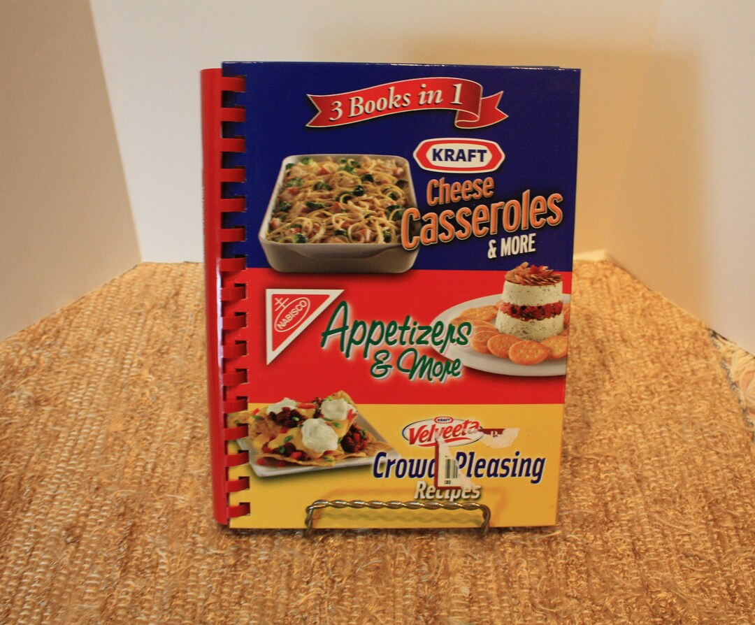 Kraft Cheese Casseroles and More Cookbook Appetizers Crowd Pleasing ...