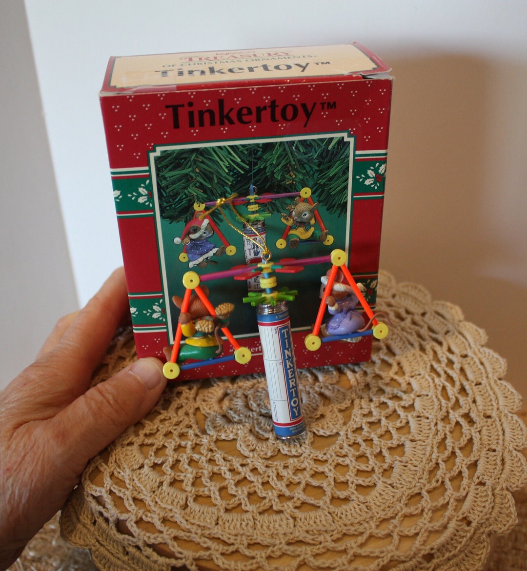 SALE Vintage Enesco tinkertoy Joy 1995 Hasbro Original Box Stocking ...