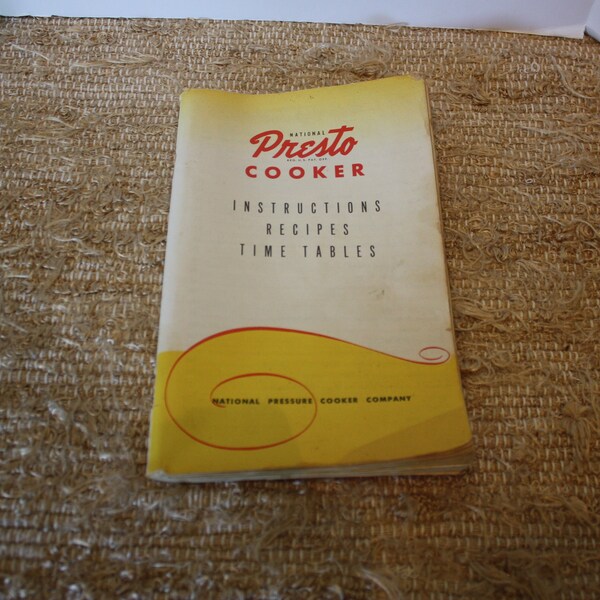 Presto Vintage Pressure Cooker - Etsy