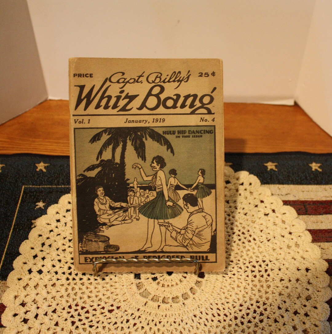 SALE! Captain Billy's Whiz Bang Vol 1 No 4 January 1919 Magazine - Etsy