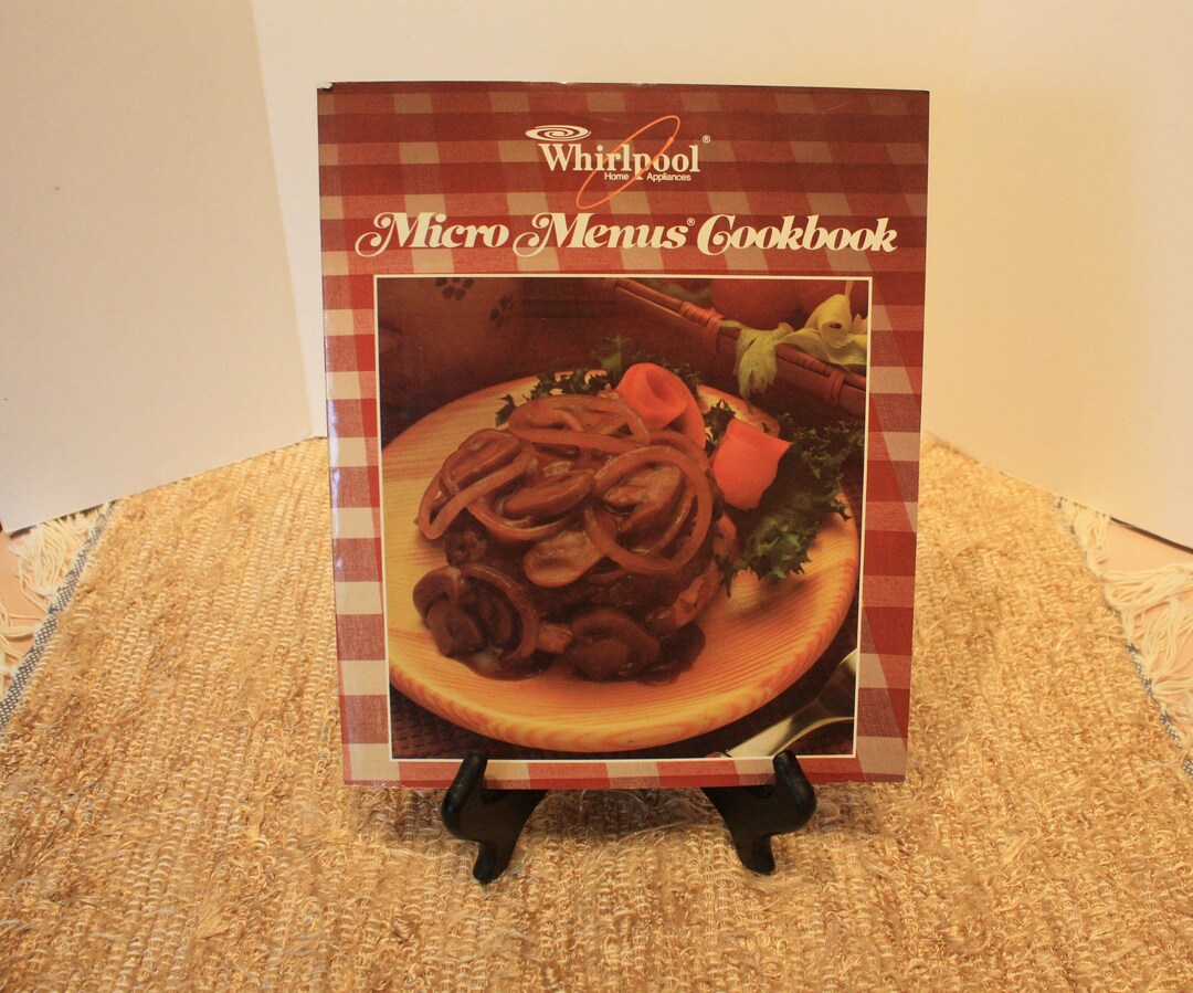 Whirlpool Micro Menus Cookbook Vintage 1990's Softcover - Etsy
