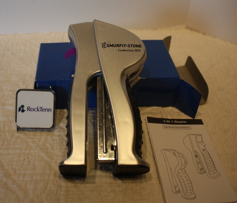 Vintage Smurfit Stone Container Coshocton Mill Stapler and - Etsy