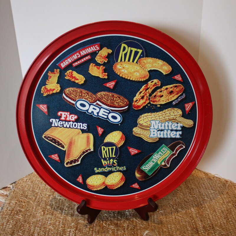 Round Metal Tray - Etsy