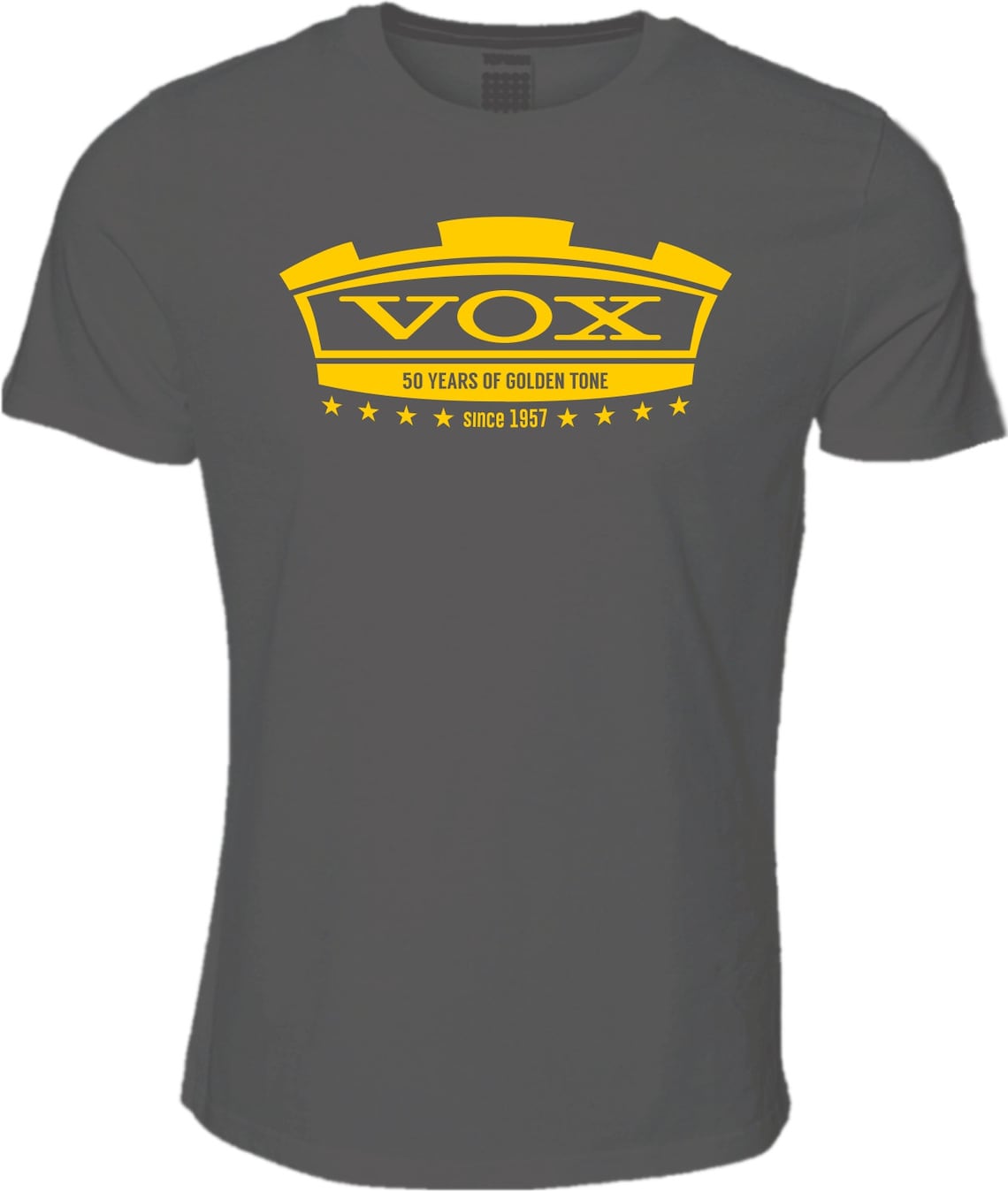 Vox Amplification T-shirt Guitar Gold Tone Tee Mens Cotton | Etsy