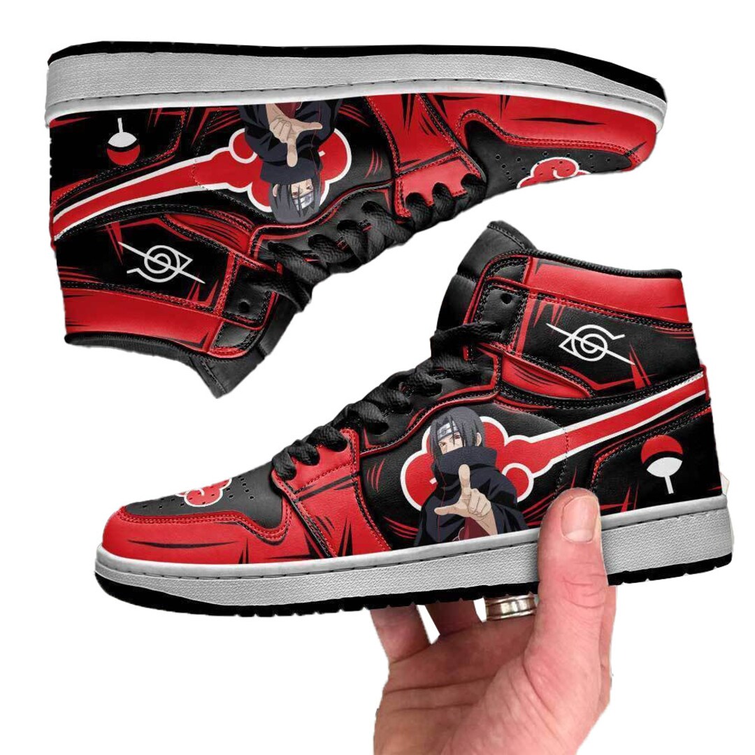 Itachi Akatsuki Sneakers Custom Cloud and Symbols - Etsy