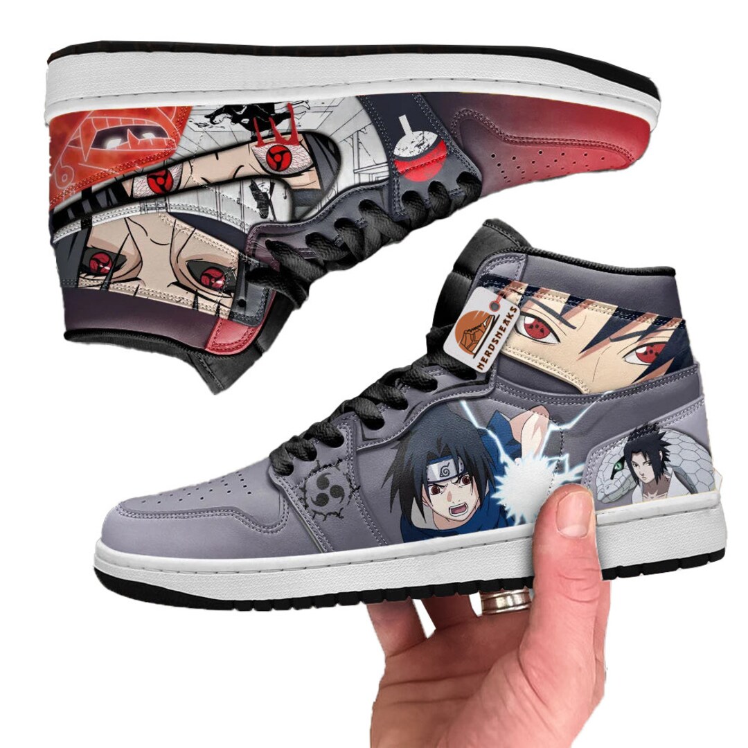 Sasuke Uchiha and Itachi Uchiha Anime Shoes Custom Sneakers - Etsy