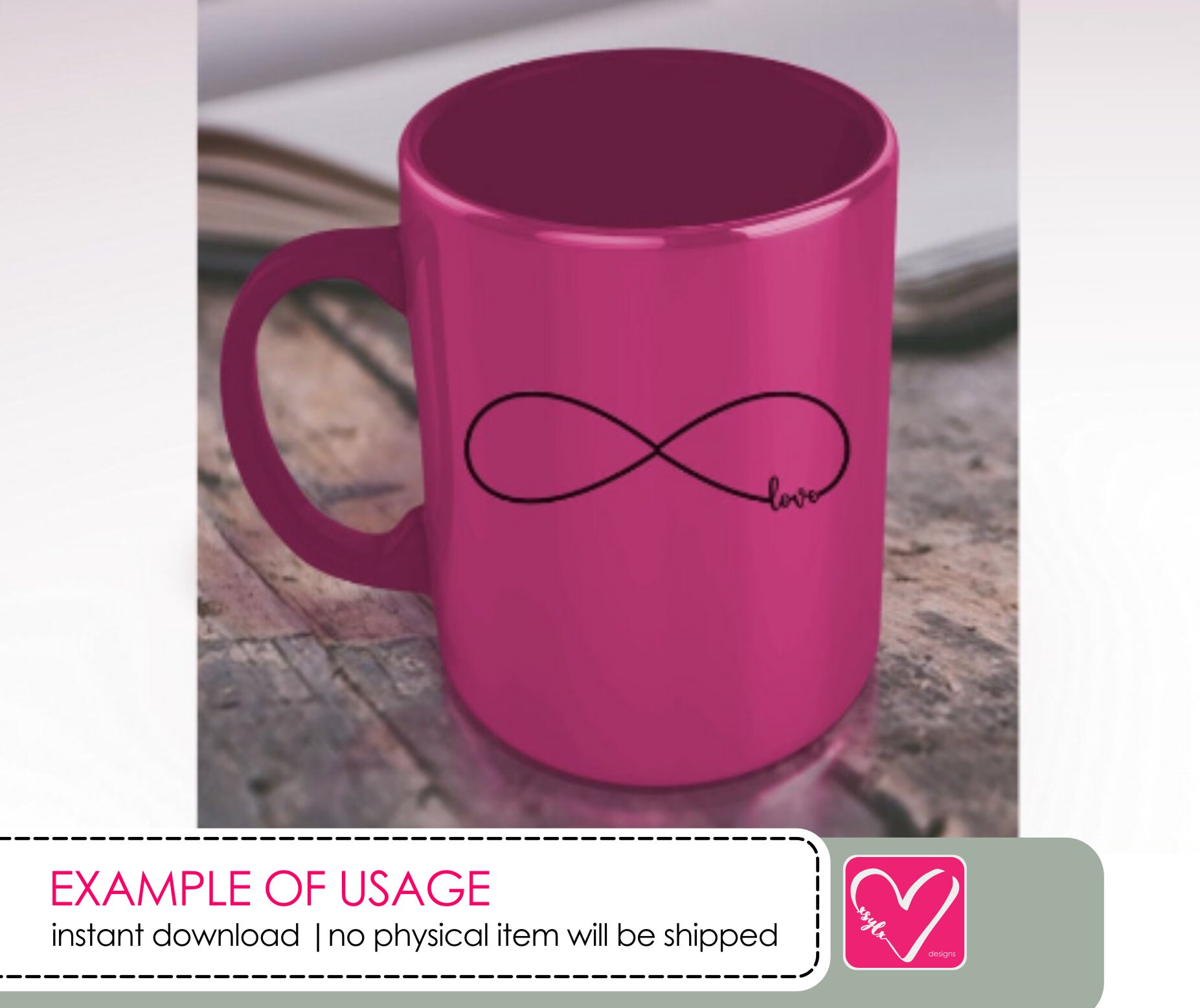 Infinity Love PNG Symbols Sign Set / Download Graphic - Etsy