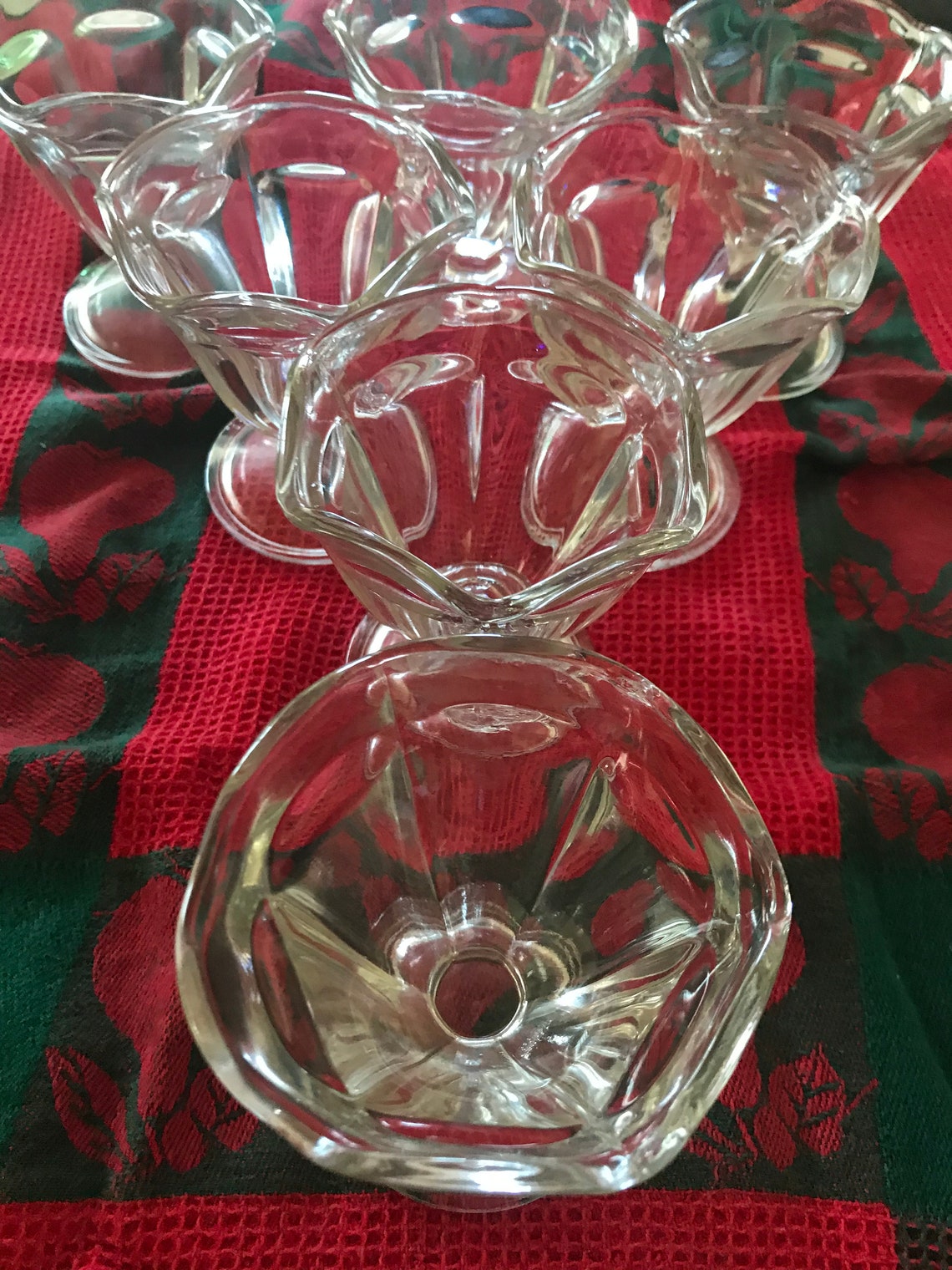 Set of 7 Vintage 1950 Sundae Cups - Etsy UK