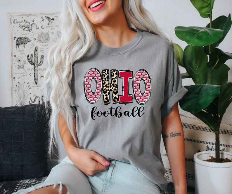 Ohio, Leopard, Football, State, Sublimation, Digital Download, PNG File ...