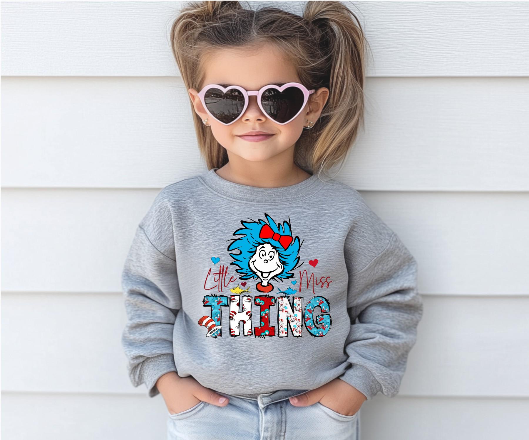 Little Miss Thing, Be Kind, Read, Dr. Seuss, Sublimation, Digital ...