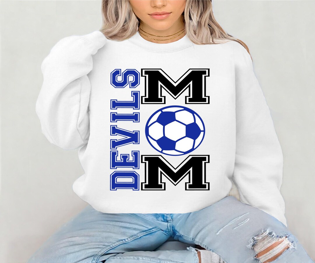 Soccer Mom, Soccer, Blue Devils, Mascot, Doodle, Sublimation, Download ...