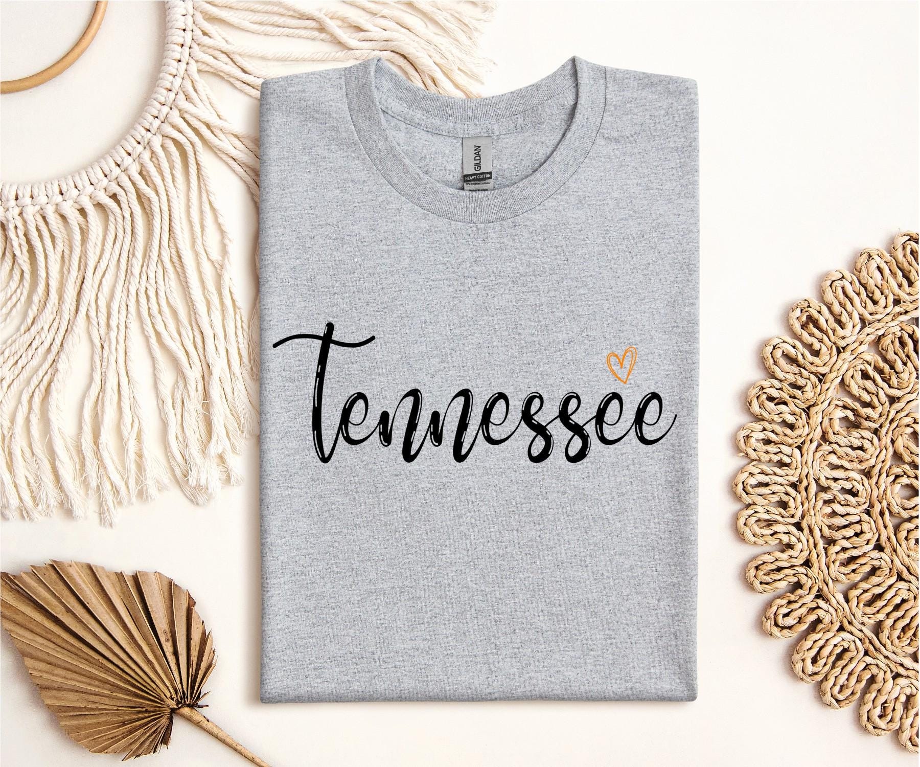 Tennessee, TN, Vols, Tennessee Cute Heart, SVG, Sublimation, Digital ...